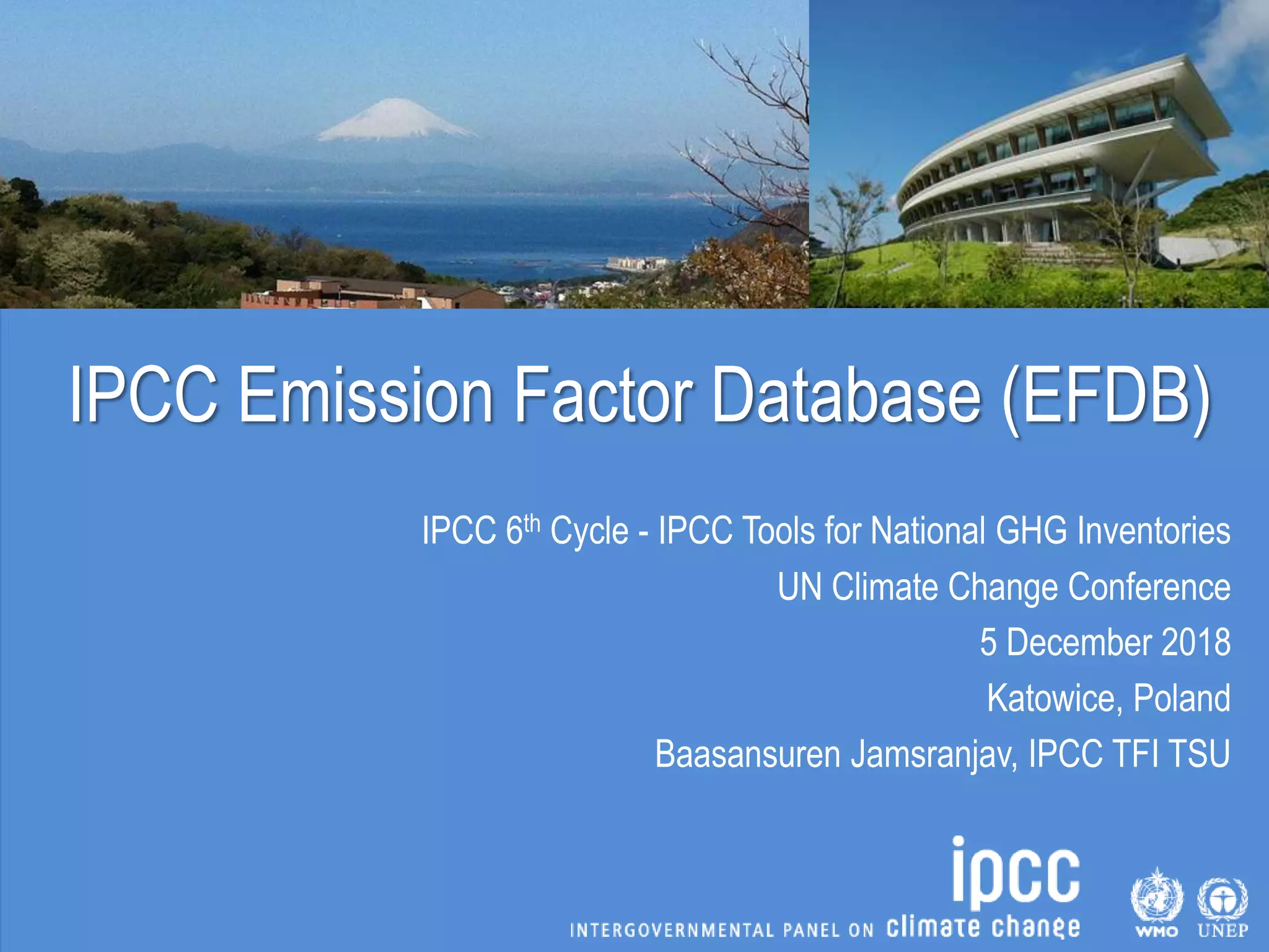 5 December - IPCC Emission Factor Database (EFDB) | PPTX | Databases | Computer Software and ...