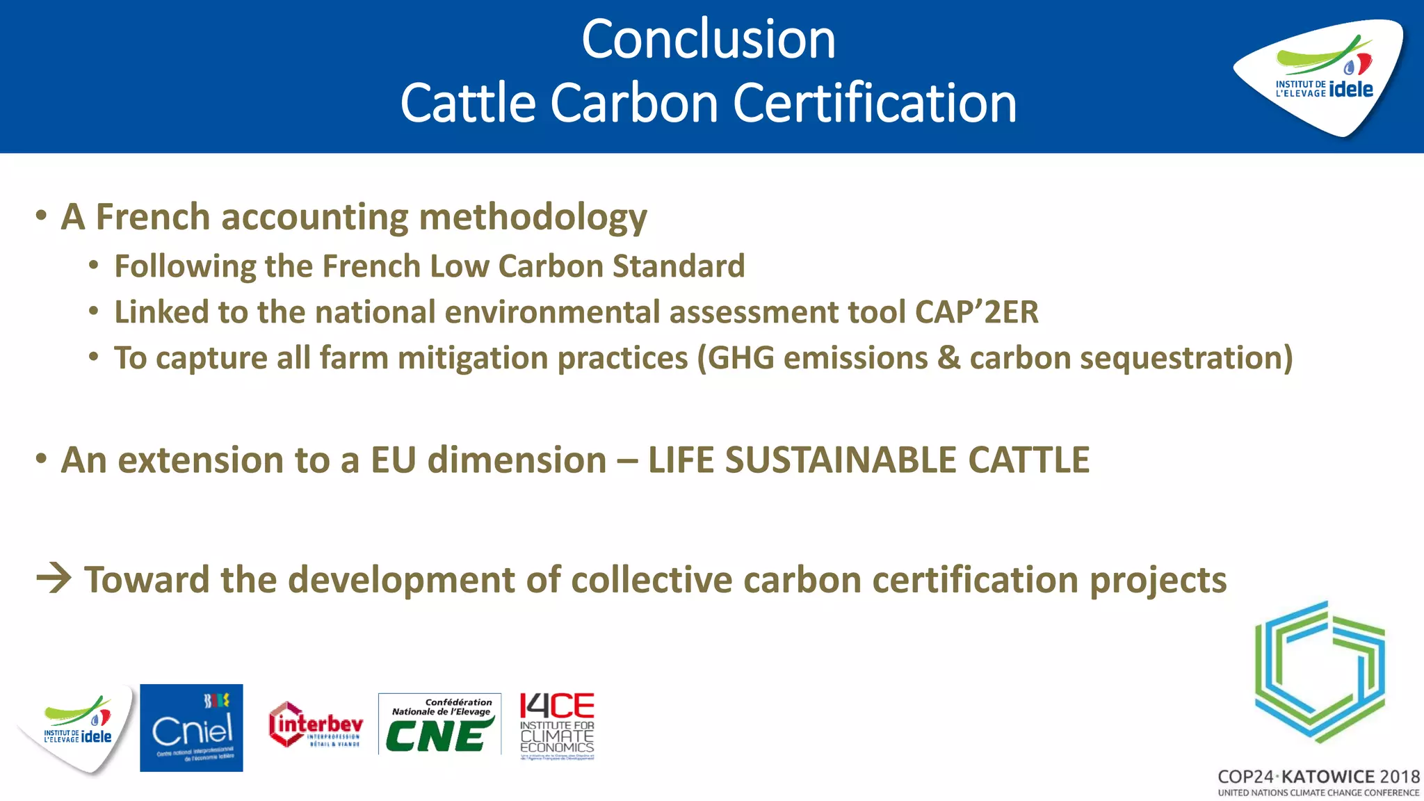 Cop 24 methodologie certification carbone | PPT