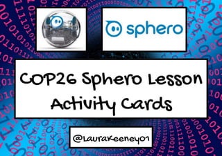 Cop26 sphero lessons | PPT