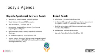 COP 27 host Bellona and CIFF - Digital Sustainability Disclosures | PPT