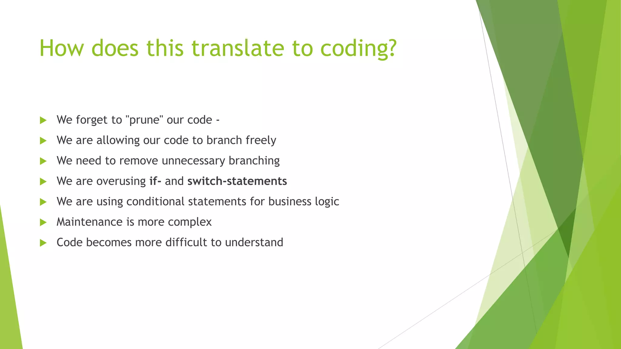 Pruning your code | PPTX