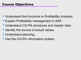 SAP Profitability Analysis with Details1 | PPT