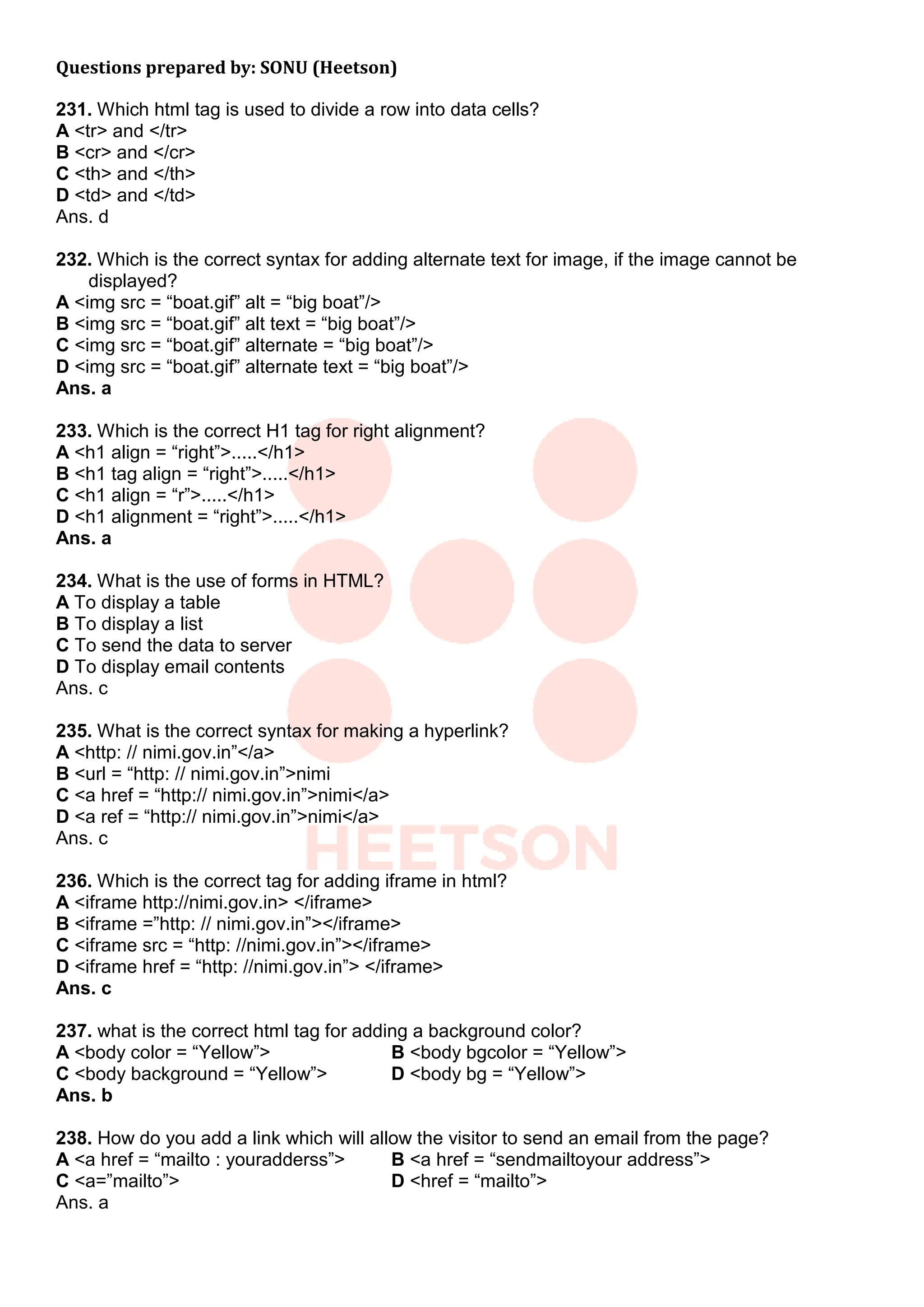 Bharat Skills COPA Question Bank with Answers | PDF