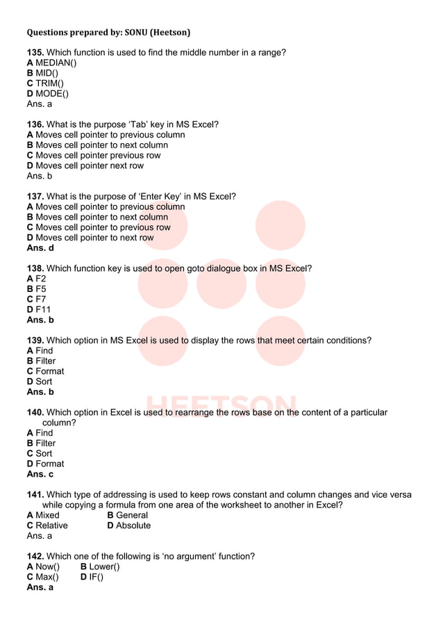 Bharat Skills COPA Question Bank with Answers | PDF