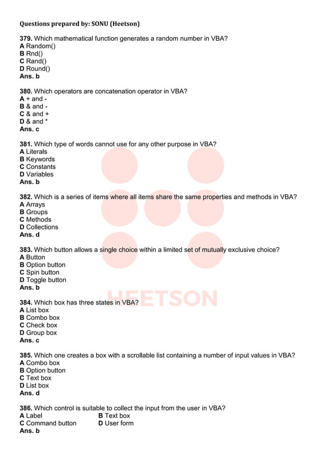 Bharat Skills COPA Question Bank with Answers | PDF