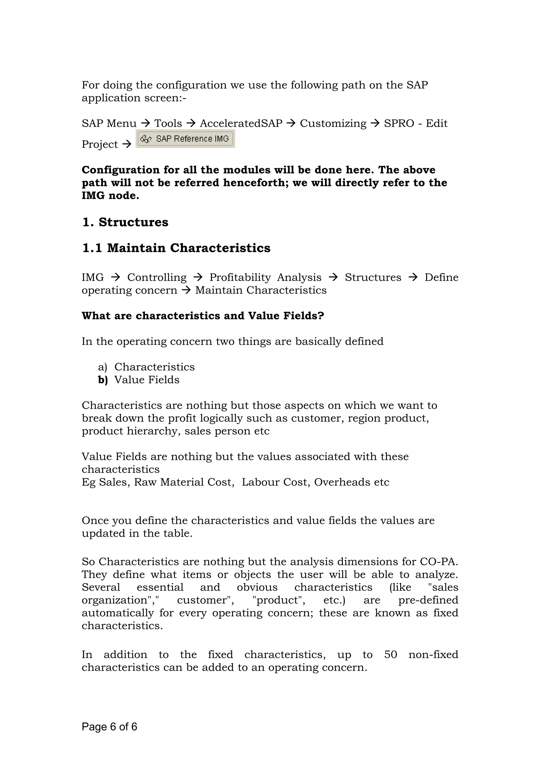 Copa configuration | PDF