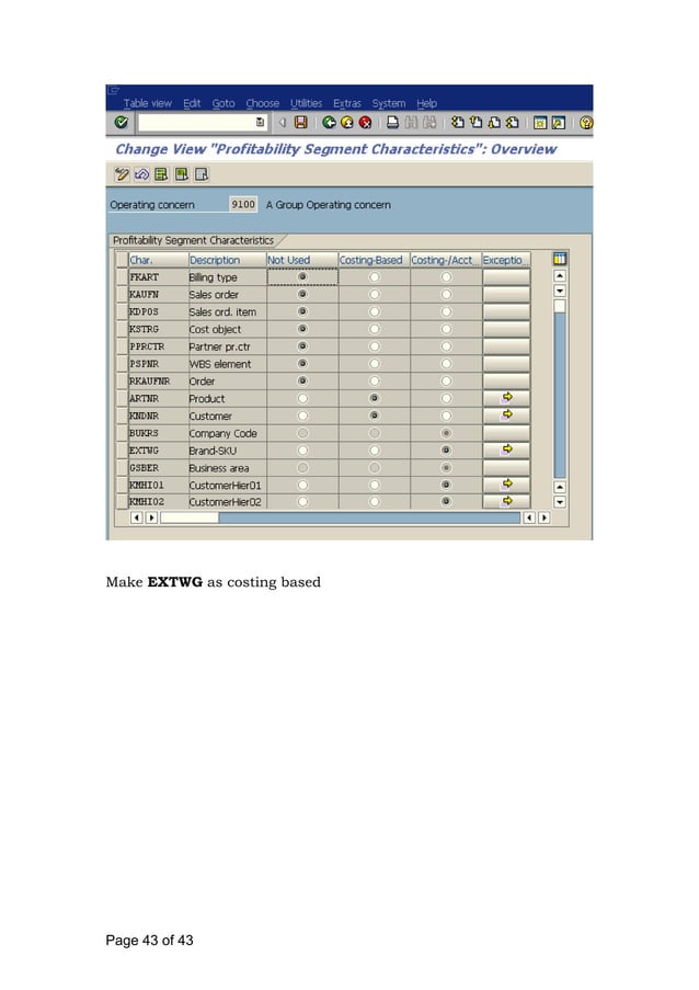 Copa configuration | PDF