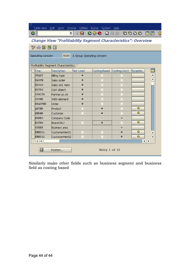 Copa configuration | PDF