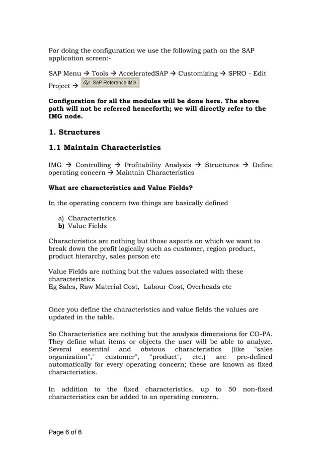 Copa configuration | PDF