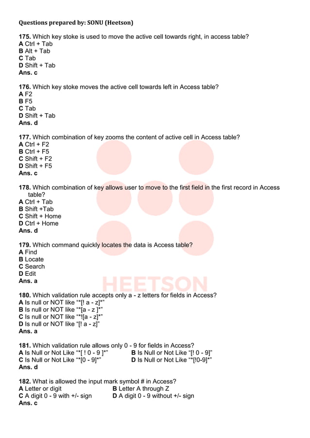 Bharat Skills COPA Question Bank Important MCQ | PDF
