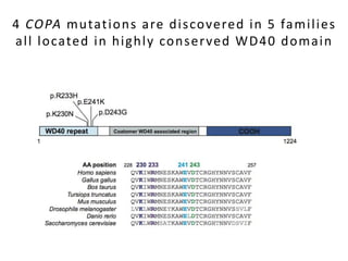 COPA mutations impair Golgi-ER transport causing hereditary autoimmune ...