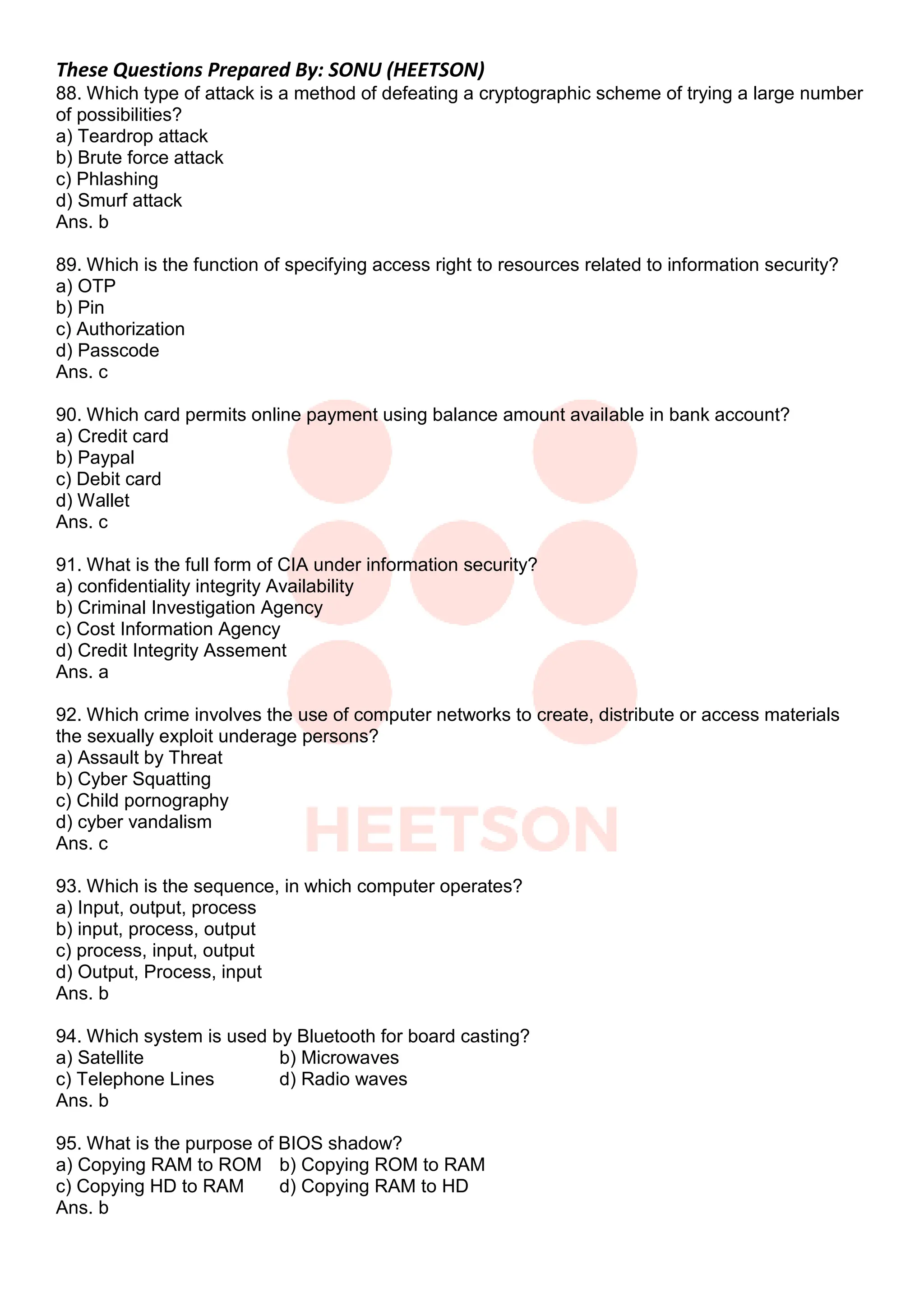 NIMI COPA Question Bank Mock Test App MCQ | PDF