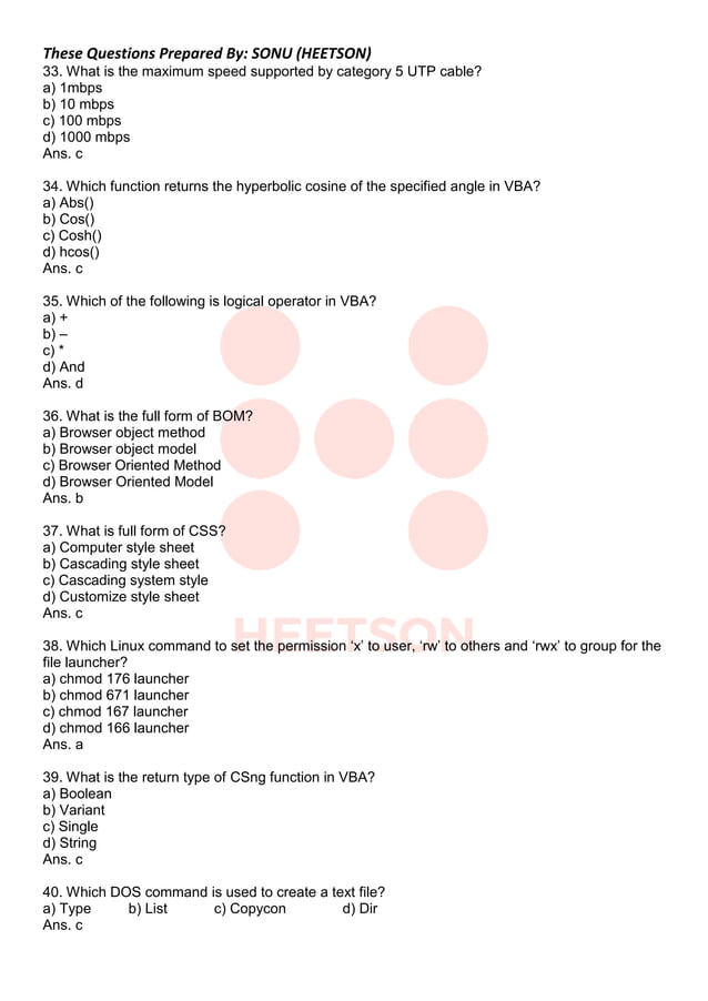 NIMI COPA Question Bank Mock Test App MCQ | PDF