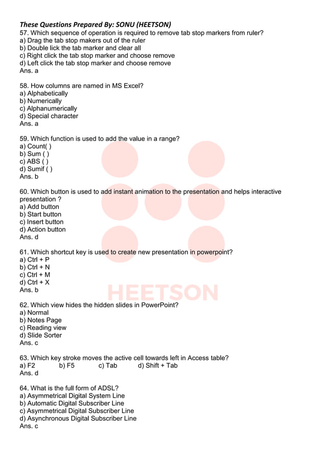 NIMI COPA Question Bank Mock Test App MCQ | PDF