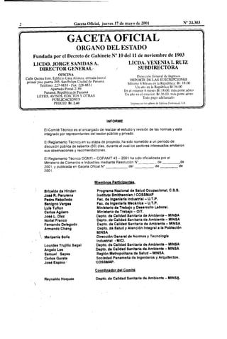 Copanit 43 2001sobresustanciasquimicas | PDF