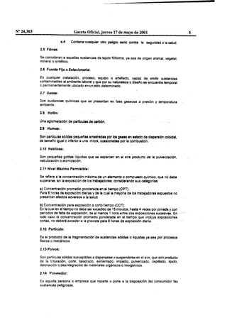 Copanit 43 2001sobresustanciasquimicas | PDF