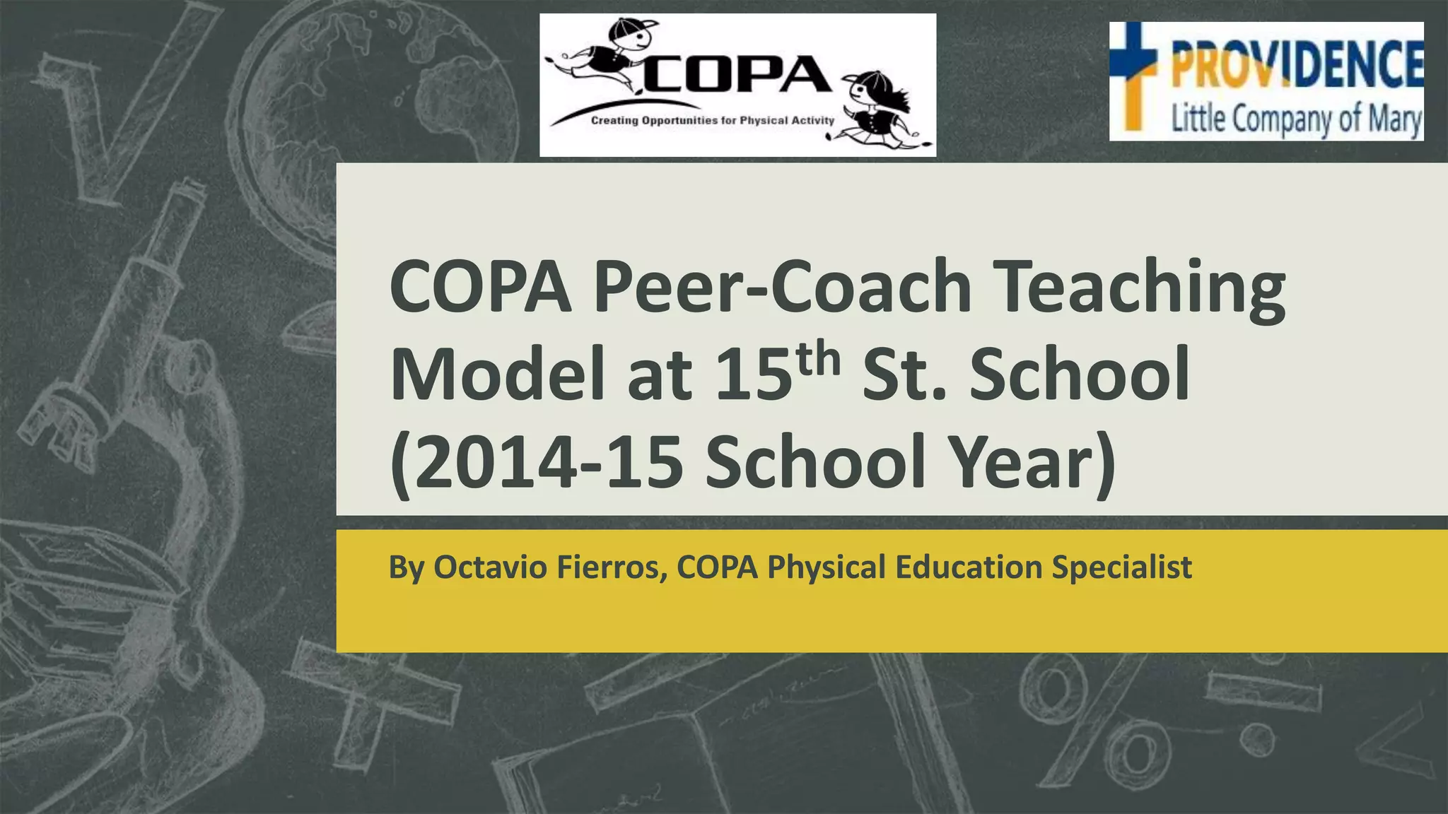 COPA Peer-Coach Teaching Model Orientation | PPTX