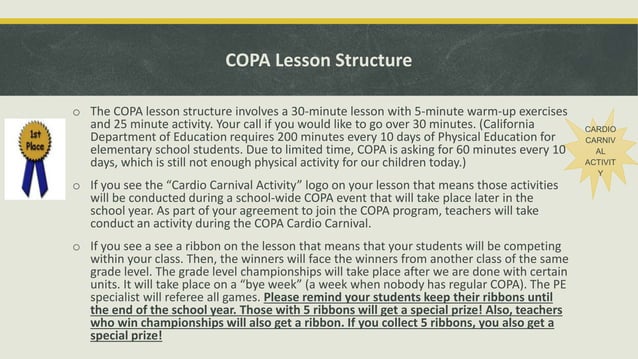 COPA Peer-Coach Teaching Model Orientation | PPT