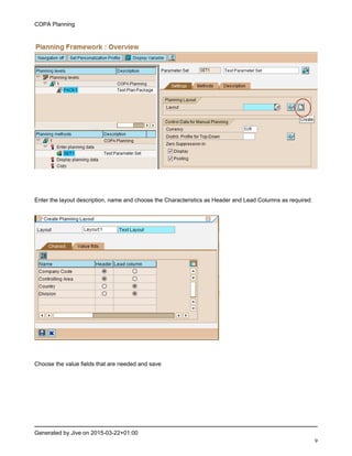 Copa planning star3 | PDF