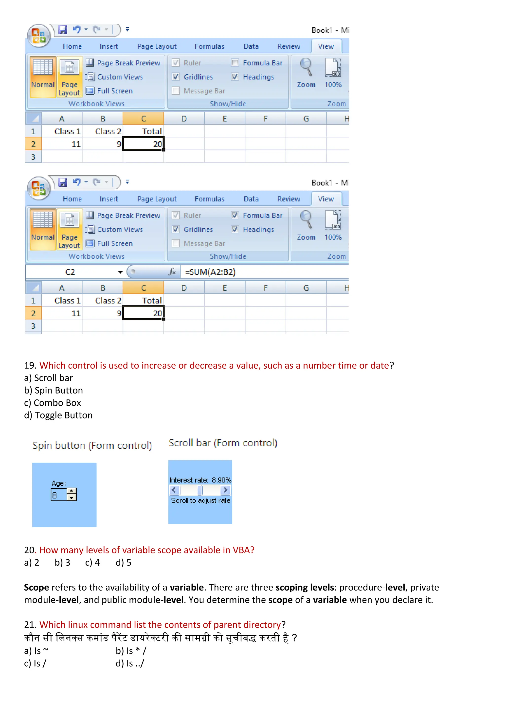 ITI COPA Questions and Answers Most Important | PDF