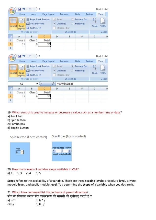 ITI COPA Questions and Answers Most Important | PDF
