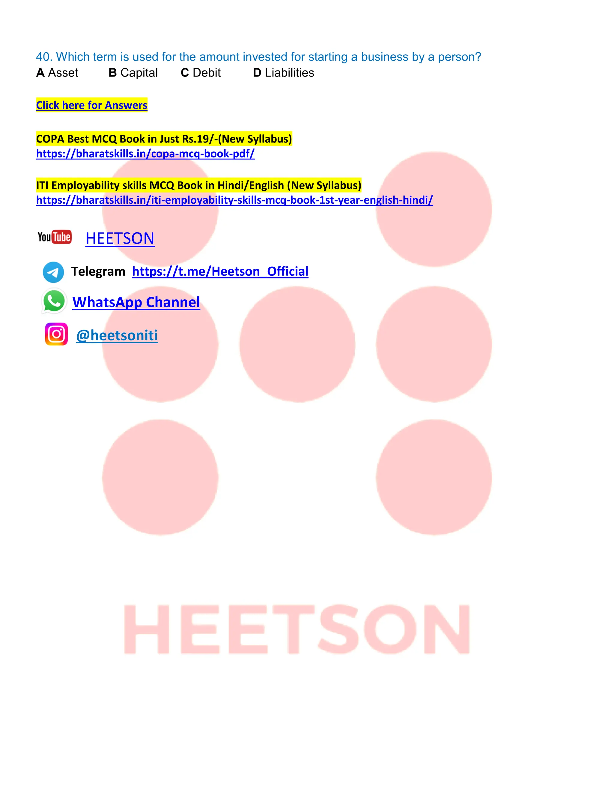 COPA Question Paper 2021, 25 February Online | PDF