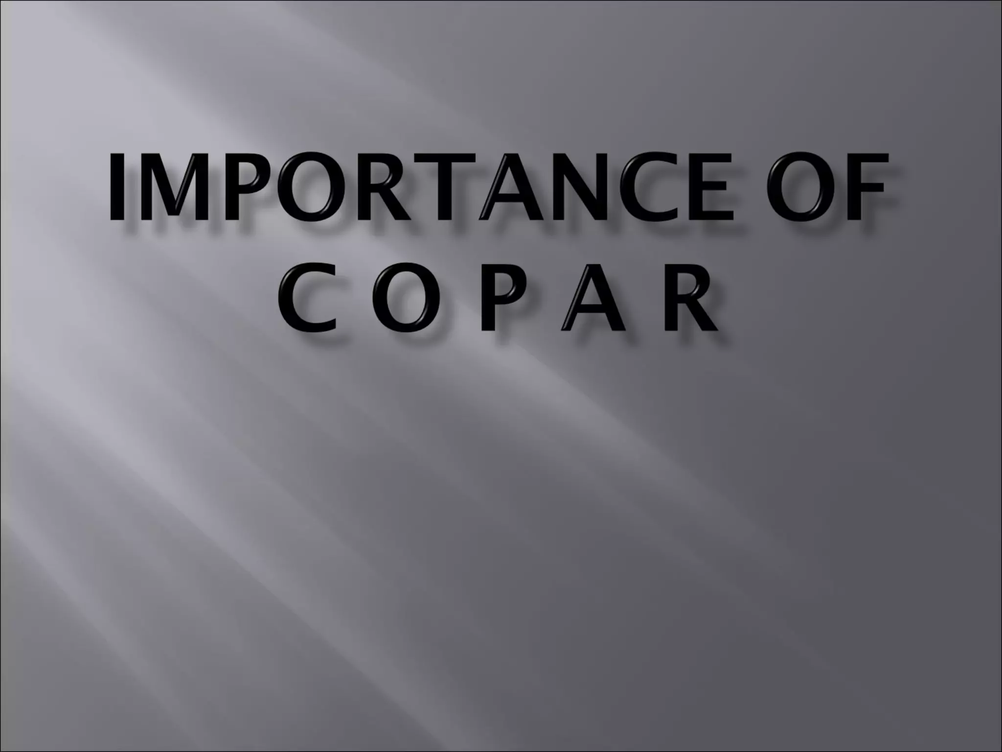 Copar | PPT