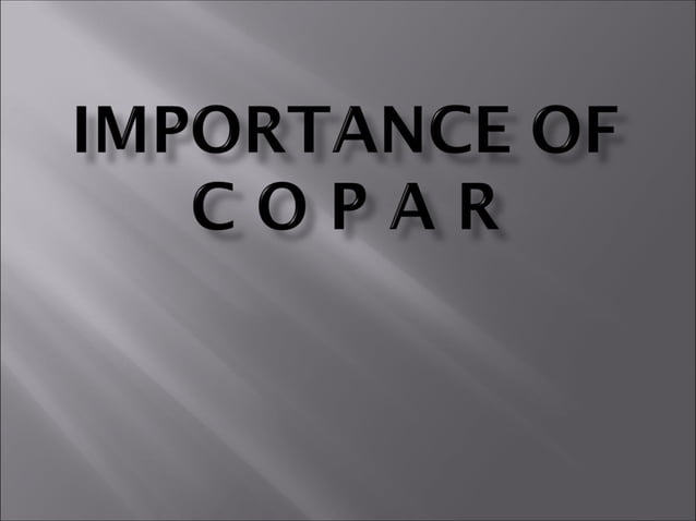 Copar | PPT