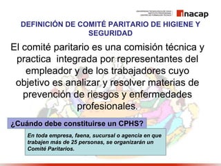 COMITÉ PARITARIO | PPTX