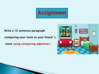 Comparative adjectives presentation/ 3 Grade | PPTX