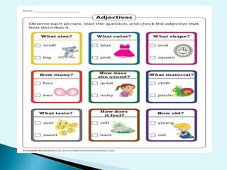 Comparative adjectives presentation/ 3 Grade | PPTX