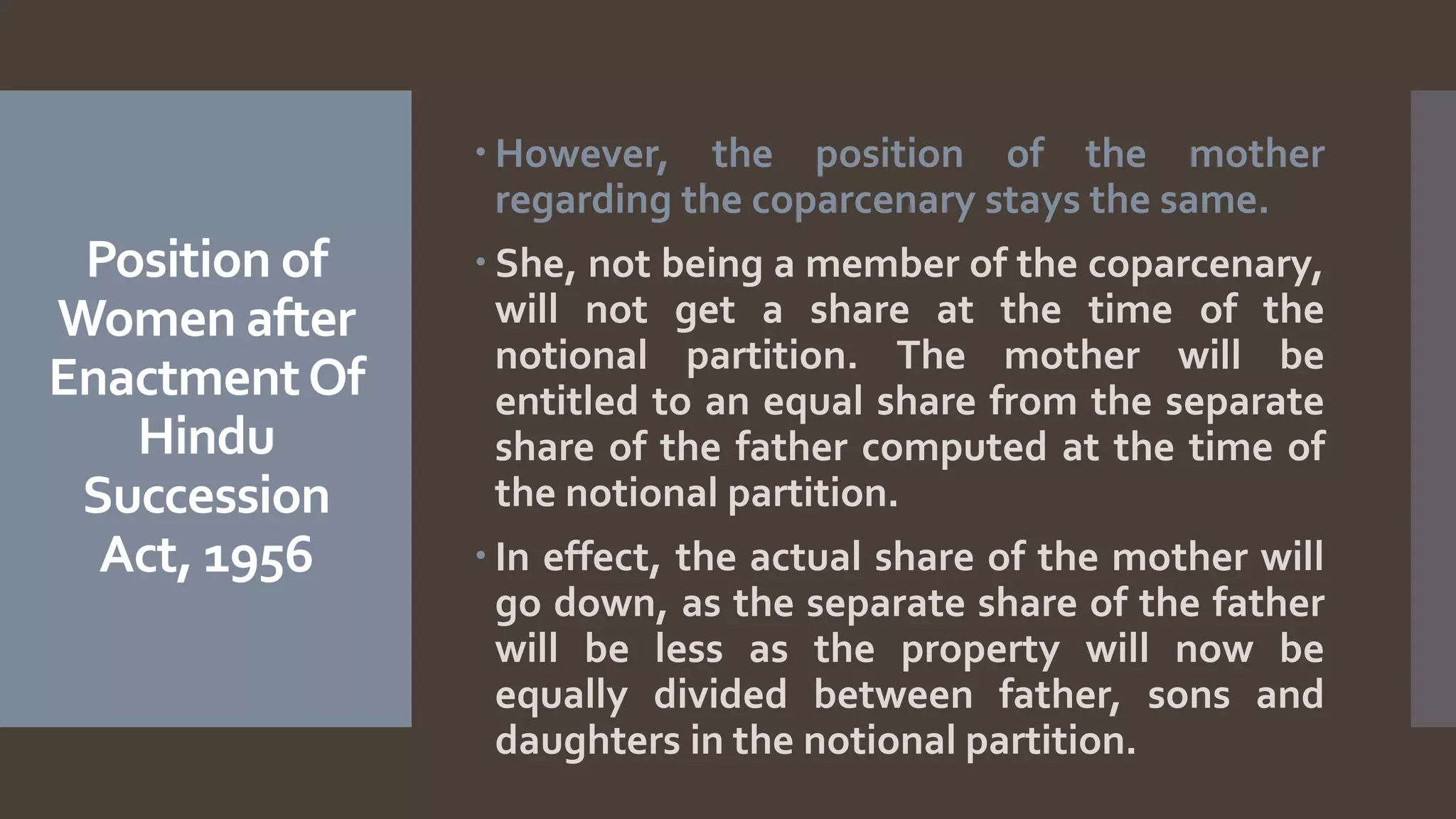 Coparcenary in Hindu Law | PPTX