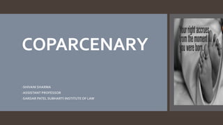 Coparcenary in Hindu Law | PPTX