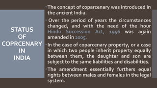 Coparcenary in Hindu Law | PPTX