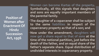Coparcenary in Hindu Law | PPTX