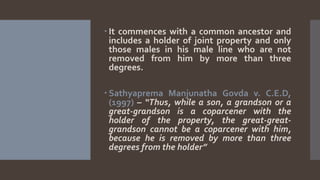 Coparcenary in Hindu Law | PPTX