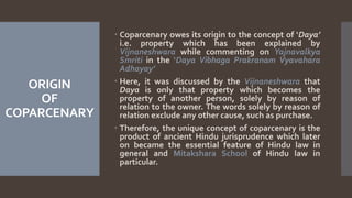 Coparcenary in Hindu Law | PPTX