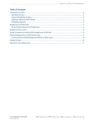 Copa realignment | PDF | Business Accounting & Finance | Business