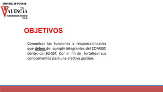 funciones y responsabilidades comite paritarios salud ocupacional | PPTX