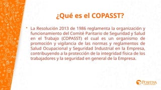 CAPACITACION COPASST FUNCIONES Y RESPONSABILIDADES | PPTX