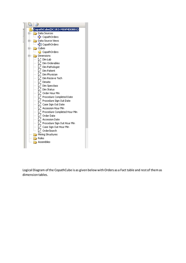 SSAS Copath ETL Document | PDF