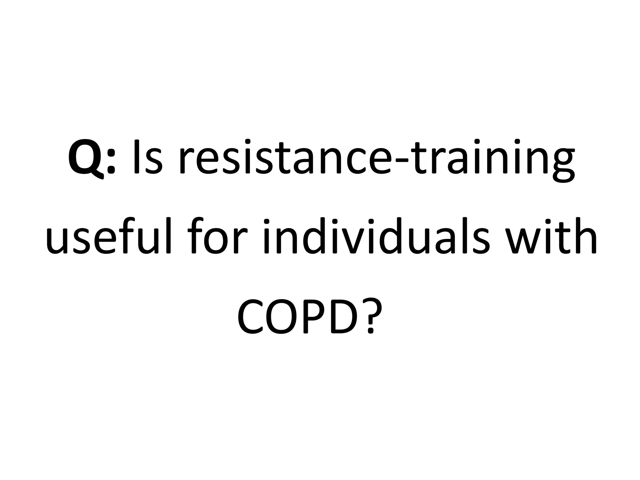 What Is COPD? Summary, Exercise & Guidelines | PDF