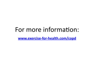 What Is COPD? Summary, Exercise & Guidelines | PDF | Lung and Respiratory Health | Diseases and ...