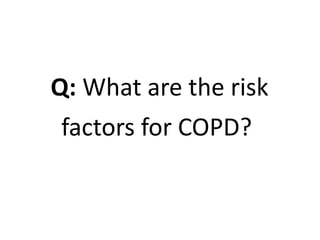What Is COPD? Summary, Exercise & Guidelines | PDF | Lung and Respiratory Health | Diseases and ...