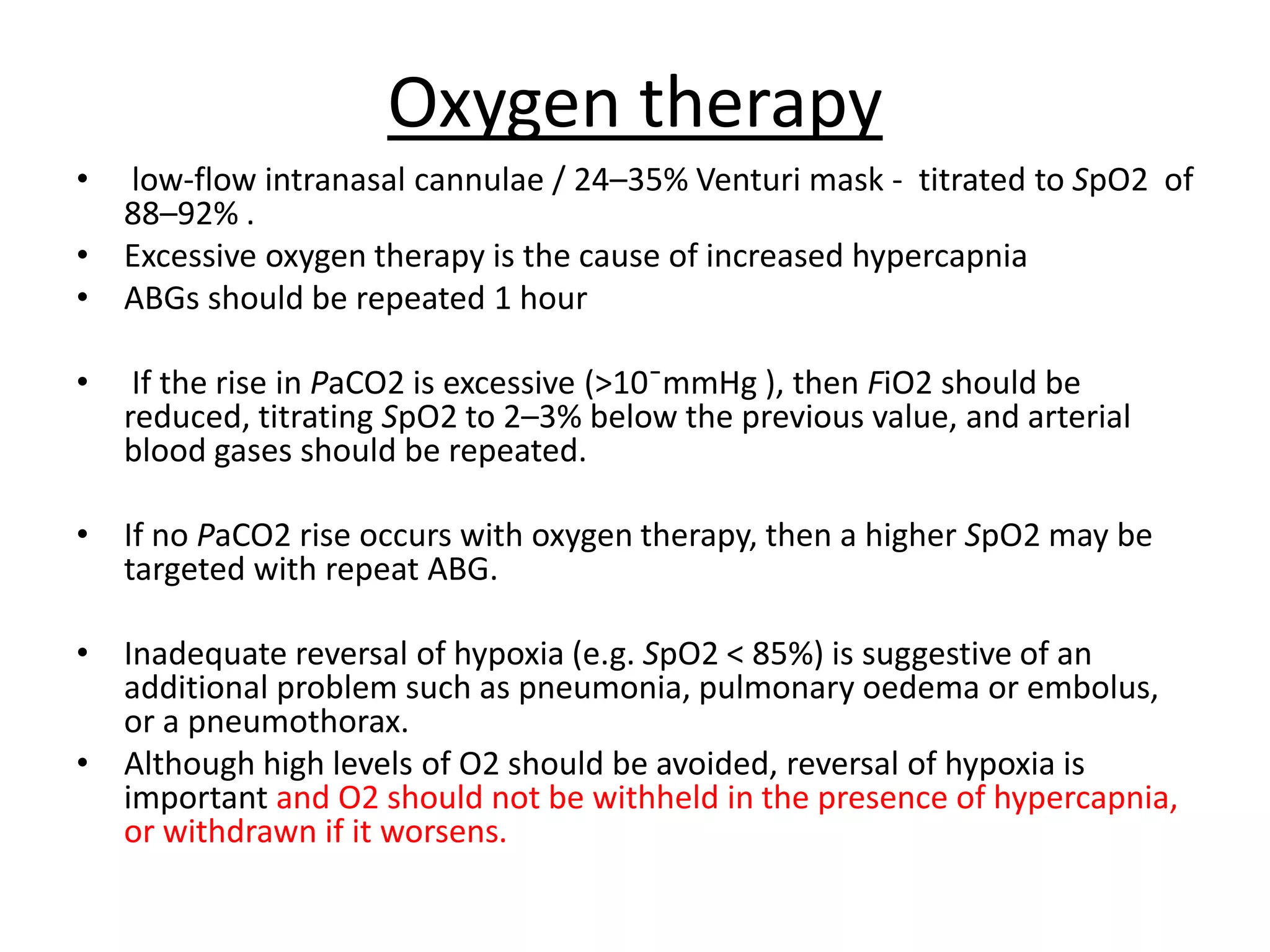 COPD AND ICU MANAGEMENT : DR DEVAWRAT BUCHE | PPTX