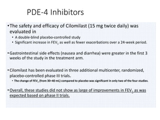 Pharmacotherapy of Chronic Obstructive Pulmonary Disease (COPD) | PPTX