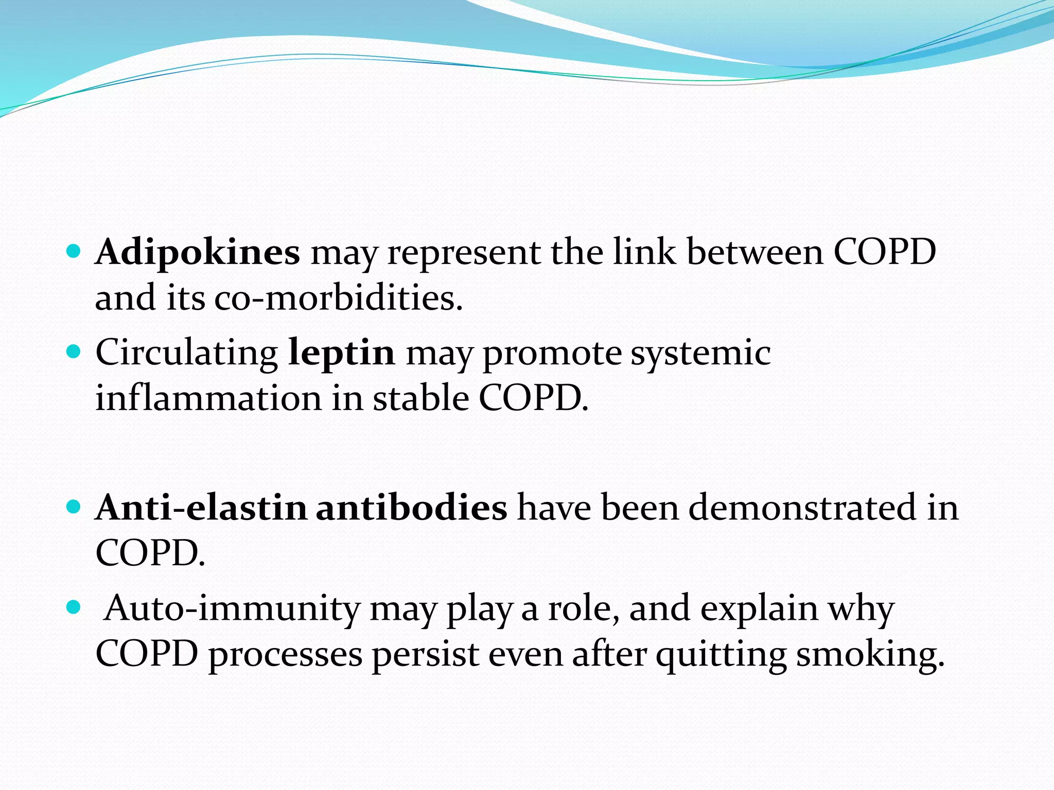 COPD systemic effects and comorbidities | PPTX