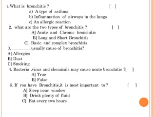 COPD (CHRONIC OBSTRUCTIVE PULMONARY DISEASE) | PDF