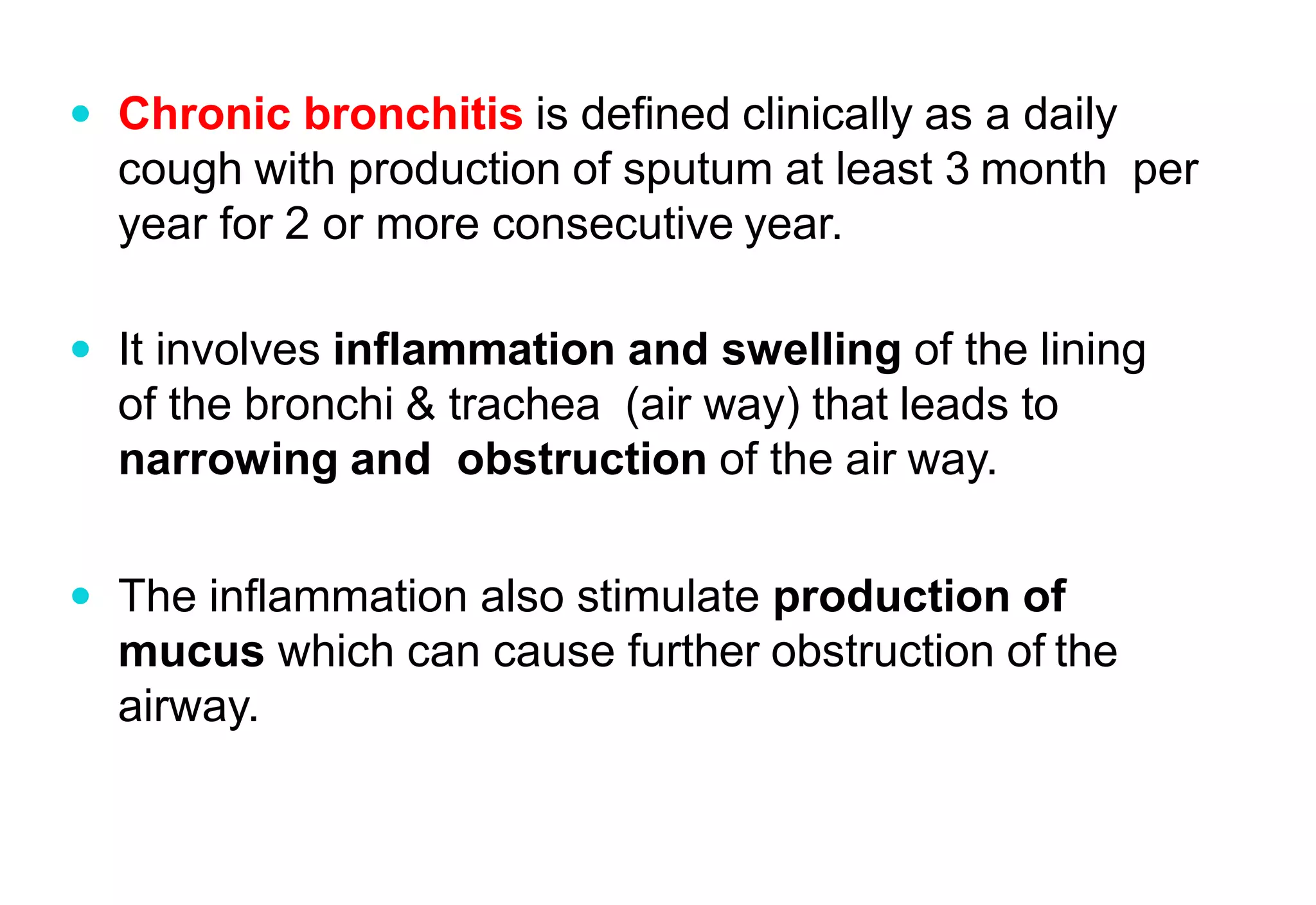 Chronic obstructive pulmonary diseases & Nursing care. | PPTX