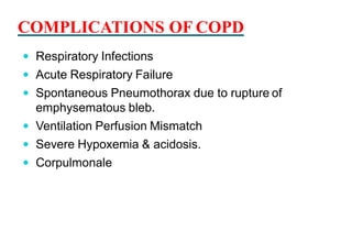 Chronic obstructive pulmonary diseases & Nursing care. | PPTX